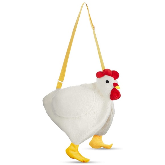 Bags | Nwt Chicken Animal Shoulder Handbag Hen Crossbody Purse | Poshmark